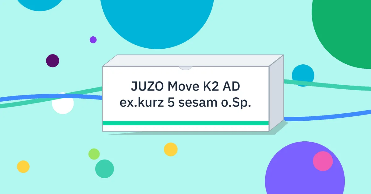 Symbolbild: Packung mit der Aufschrift JUZO Move K2 AD ex.kurz 5 sesam o.Sp. (PZN 18510581) – Verfügbarkeit und Bezug in Apotheken in Frankfurt am Main