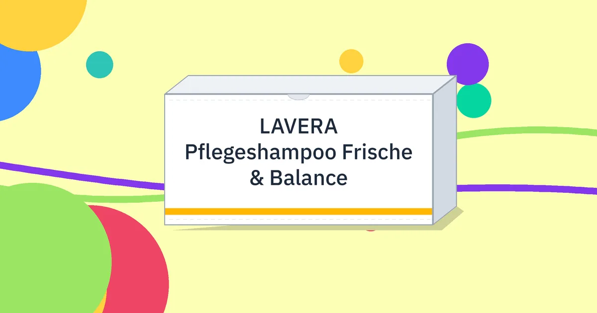 Symbolbild: Packung mit der Aufschrift LAVERA Pflegeshampoo Frische & Balance (PZN 17242078) – Verfügbarkeit und Bezug in Apotheken in Frankfurt am Main