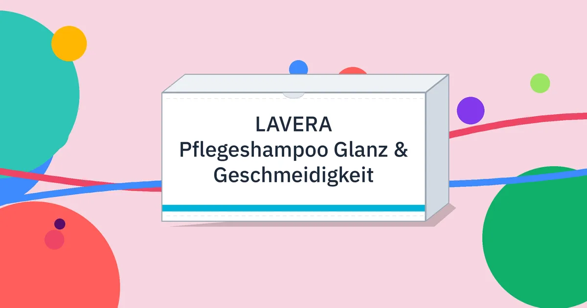 Symbolbild: Packung mit der Aufschrift LAVERA Pflegeshampoo Glanz & Geschmeidigkeit (PZN 17242090) – Verfügbarkeit und Bezug in Apotheken in Frankfurt am Main