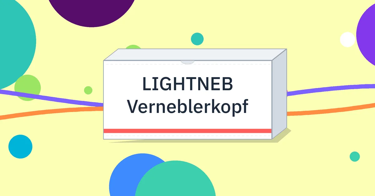 Symbolbild: Packung mit der Aufschrift LIGHTNEB Verneblerkopf (PZN 19285028) – Verfügbarkeit und Bezug in Apotheken in Frankfurt am Main