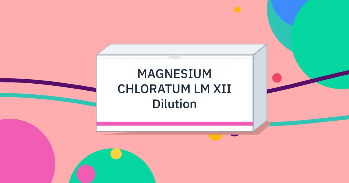 Symbolbild: Packung mit der Aufschrift MAGNESIUM CHLORATUM LM XII Dilution (PZN 02675191) – Verfügbarkeit und Bezug in Apotheken in Frankfurt am Main
