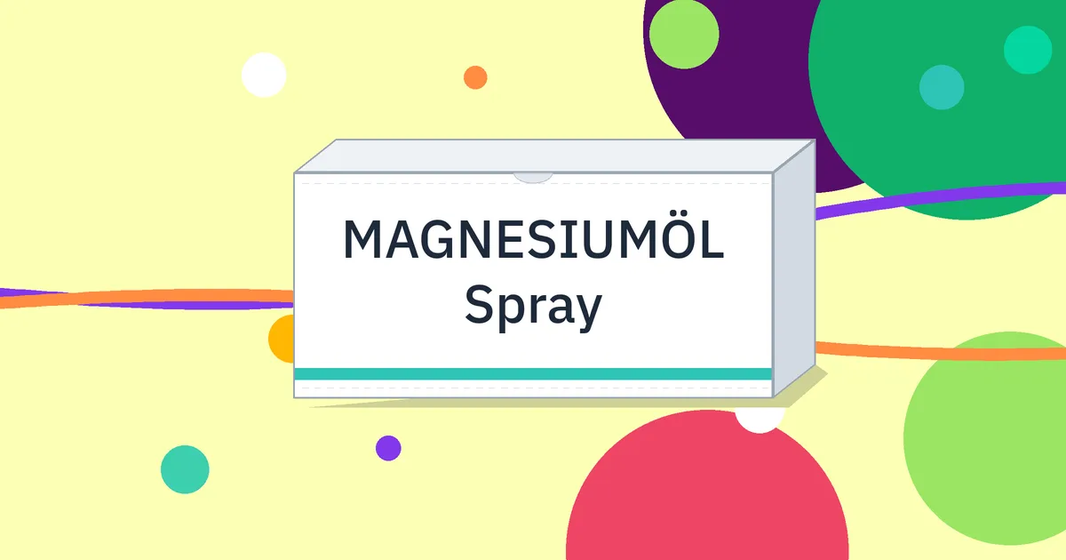 Symbolbild: Packung mit der Aufschrift MAGNESIUMÖL Spray (PZN 15737692) – Verfügbarkeit und Bezug in Apotheken in Frankfurt am Main