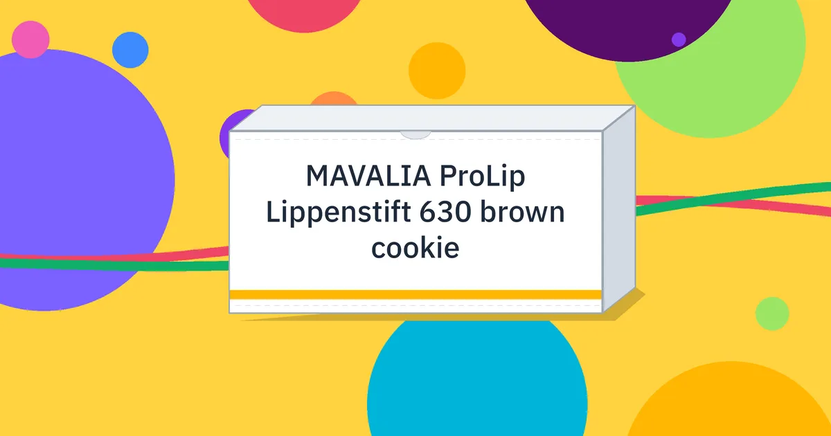 Symbolbild: Packung mit der Aufschrift MAVALIA ProLip Lippenstift 630 brown cookie (PZN 12468180) – Verfügbarkeit und Bezug in Apotheken in Frankfurt am Main