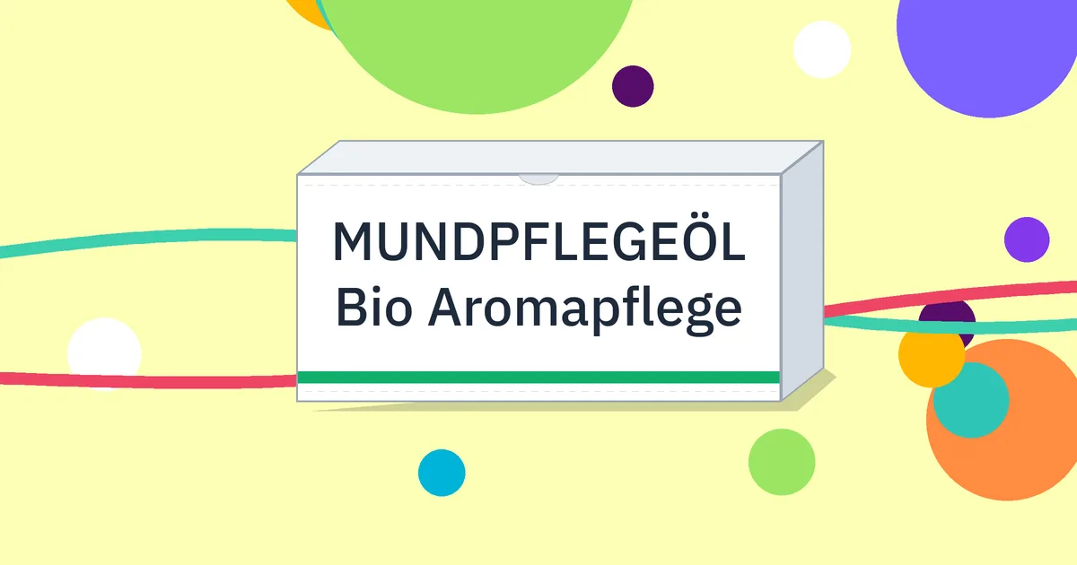 Symbolbild: Packung mit der Aufschrift MUNDPFLEGEÖL Bio Aromapflege (PZN 17231011) – Verfügbarkeit und Bezug in Apotheken in Frankfurt am Main
