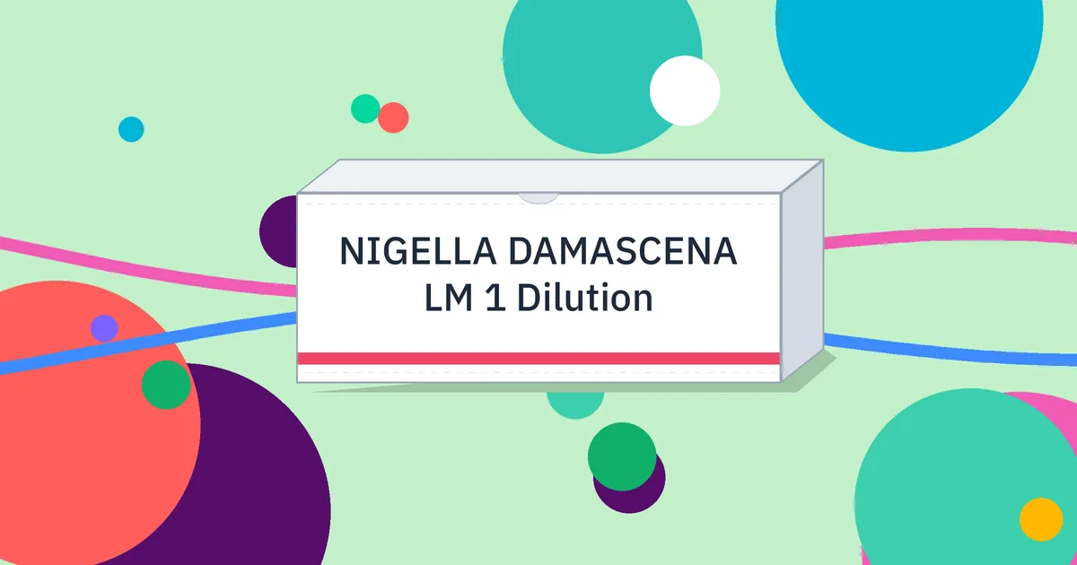 Symbolbild: Packung mit der Aufschrift NIGELLA DAMASCENA LM 1 Dilution (PZN 13618055) – Verfügbarkeit und Bezug in Apotheken in Frankfurt am Main