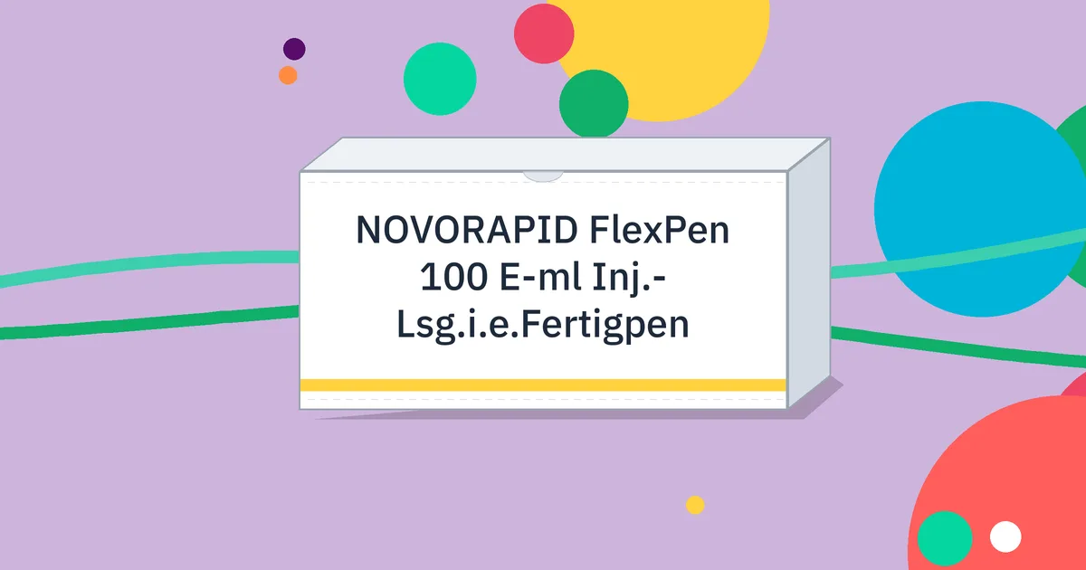 Symbolbild: Packung mit der Aufschrift NOVORAPID FlexPen 100 E-ml Inj.-Lsg.i.e.Fertigpen (PZN 00820909) – Verfügbarkeit und Bezug in Apotheken in Frankfurt am Main