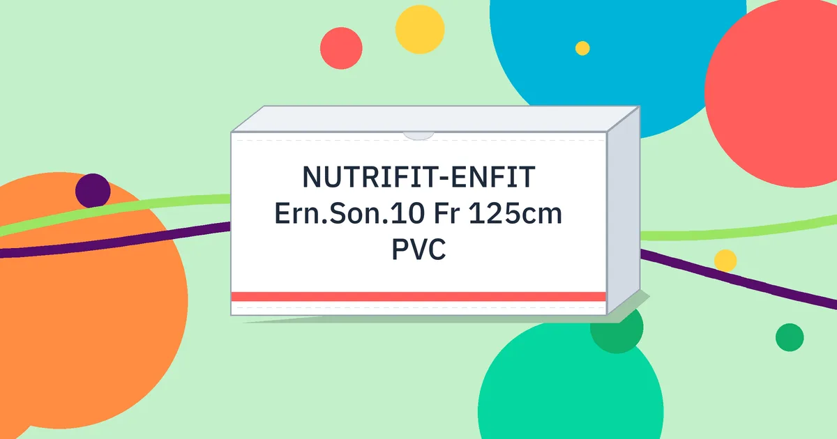 Symbolbild: Packung mit der Aufschrift NUTRIFIT-ENFIT Ern.Son.10 Fr 125cm PVC (PZN 14173589) – Verfügbarkeit und Bezug in Apotheken in Frankfurt am Main