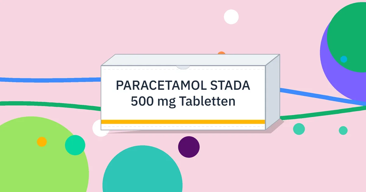 Symbolbild: Packung mit der Aufschrift PARACETAMOL STADA 500 mg Tabletten (PZN 08999345) – Verfügbarkeit und Bezug in Apotheken in Frankfurt am Main