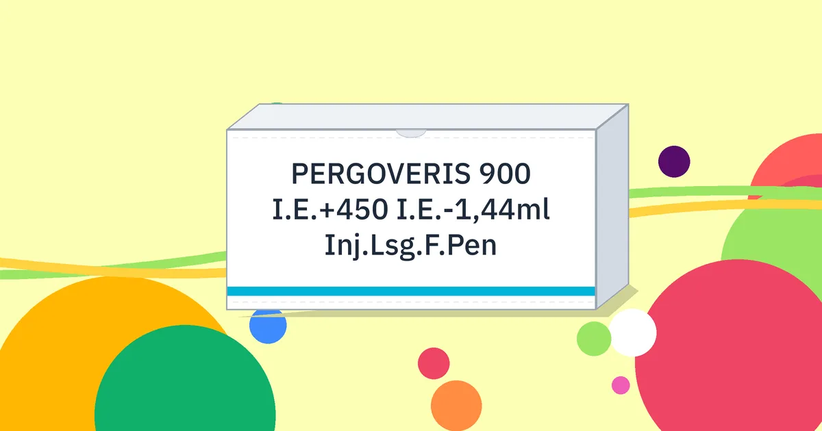 Symbolbild: Packung mit der Aufschrift PERGOVERIS 900 I.E.+450 I.E.-1,44ml Inj.Lsg.F.Pen (PZN 18270680) – Verfügbarkeit und Bezug in Apotheken in Frankfurt am Main