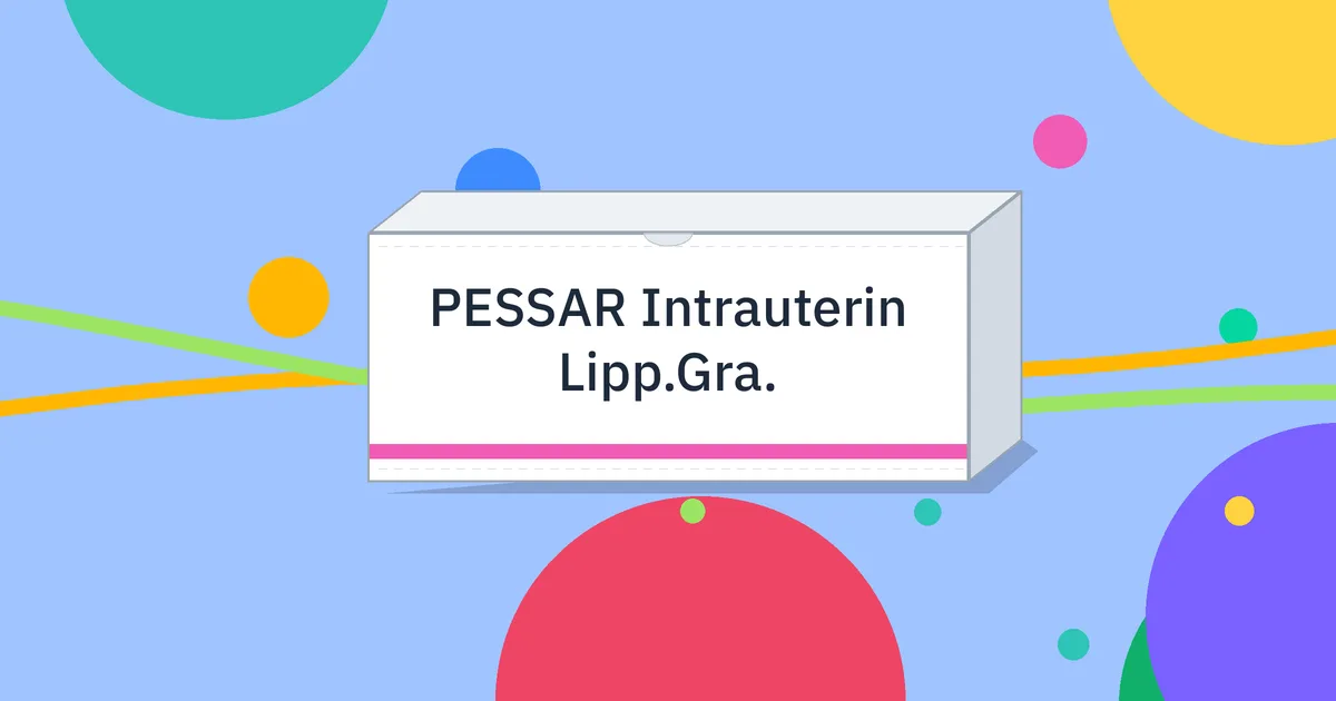 Symbolbild: Packung mit der Aufschrift PESSAR Intrauterin Lipp.Gra. (PZN 01967023) – Verfügbarkeit und Bezug in Apotheken in Frankfurt am Main