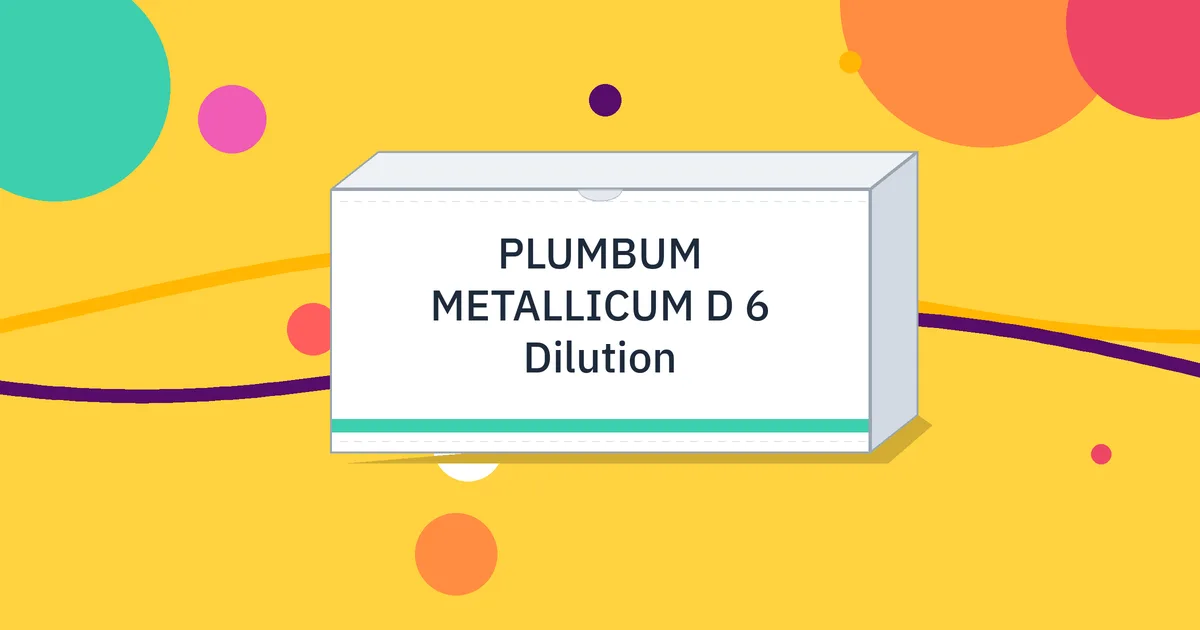 Symbolbild: Packung mit der Aufschrift PLUMBUM METALLICUM D 6 Dilution (PZN 02929438) – Verfügbarkeit und Bezug in Apotheken in Frankfurt am Main