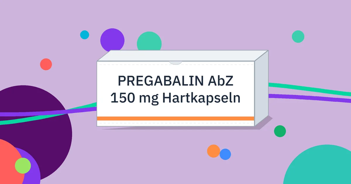 Symbolbild: Packung mit der Aufschrift PREGABALIN AbZ 150 mg Hartkapseln (PZN 10327021) – Verfügbarkeit und Bezug in Apotheken in Frankfurt am Main