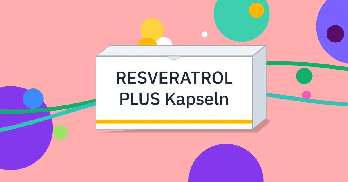 Symbolbild: Packung mit der Aufschrift RESVERATROL PLUS Kapseln (PZN 12494421) – Verfügbarkeit und Bezug in Apotheken in Frankfurt am Main