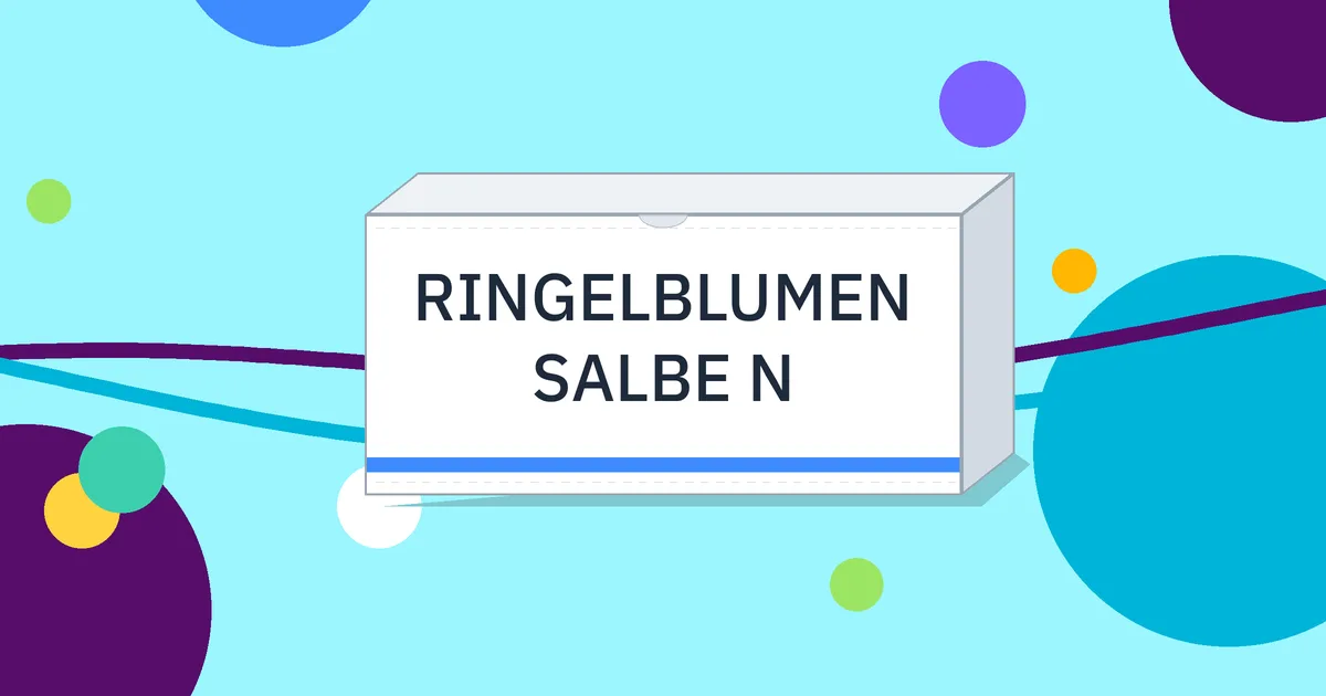 Symbolbild: Packung mit der Aufschrift RINGELBLUMEN SALBE N (PZN 03927111) – Verfügbarkeit und Bezug in Apotheken in Frankfurt am Main