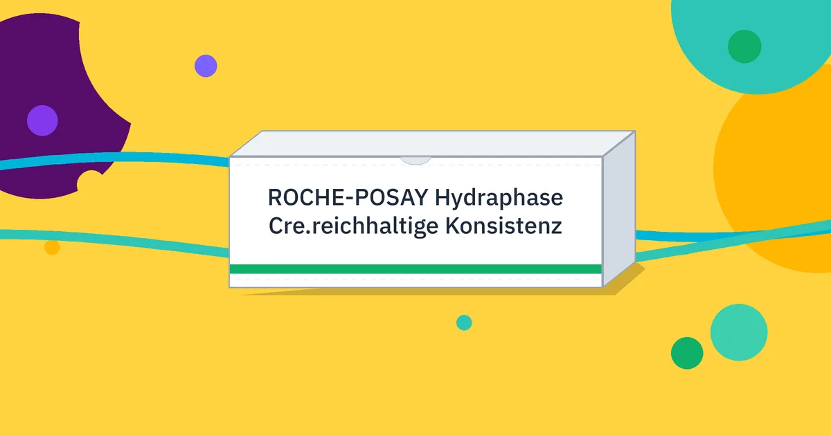 Symbolbild: Packung mit der Aufschrift ROCHE-POSAY Hydraphase Cre.reichhaltige Konsistenz (PZN 00984290) – Verfügbarkeit und Bezug in Apotheken in Frankfurt am Main