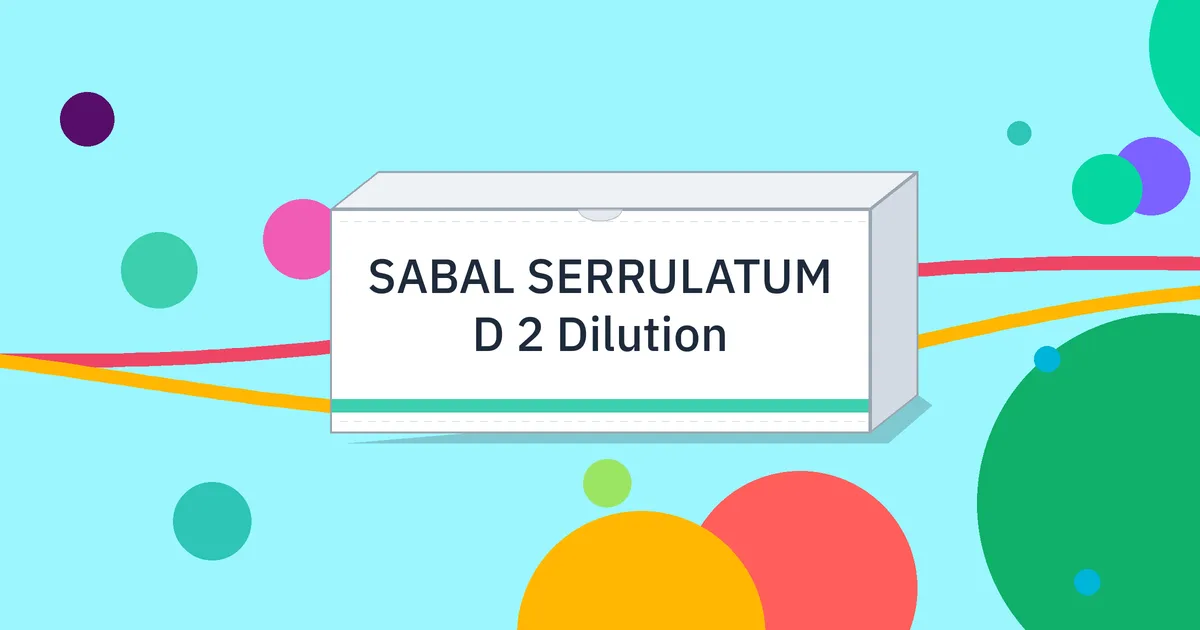 Symbolbild: Packung mit der Aufschrift SABAL SERRULATUM D 2 Dilution (PZN 01784216) – Verfügbarkeit und Bezug in Apotheken in Frankfurt am Main