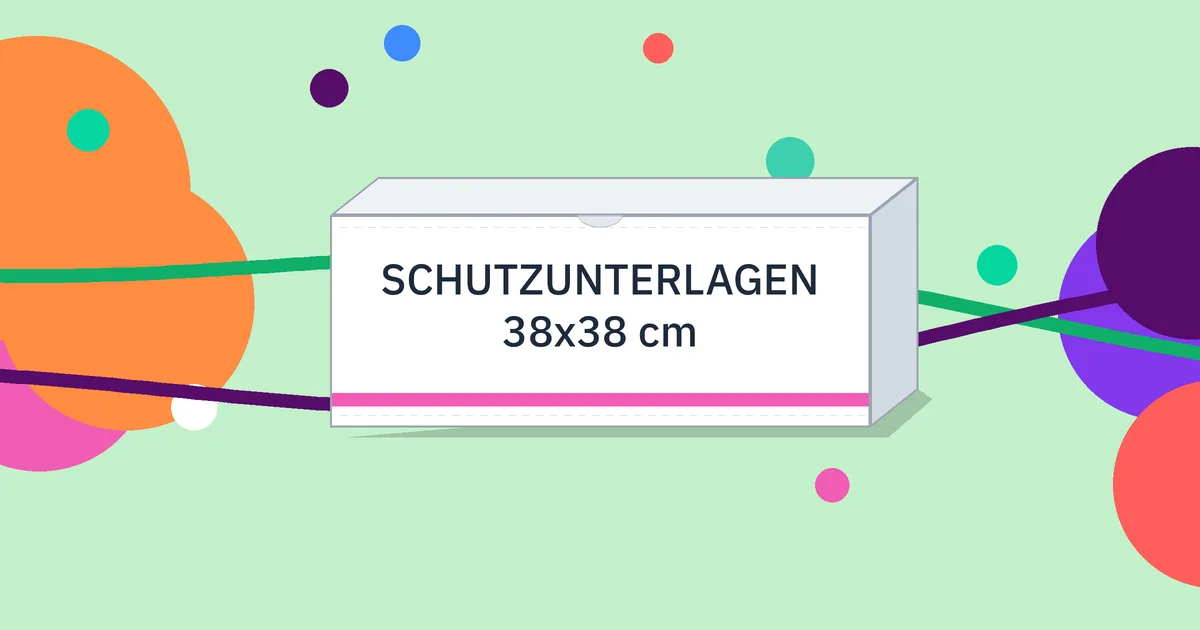 Symbolbild: Packung mit der Aufschrift SCHUTZUNTERLAGEN 38x38 cm (PZN 02021348) – Verfügbarkeit und Bezug in Apotheken in Frankfurt am Main