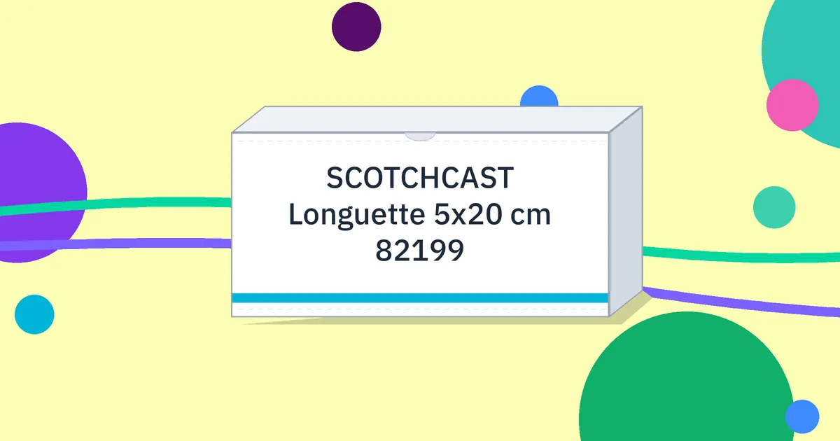 Symbolbild: Packung mit der Aufschrift SCOTCHCAST Longuette 5x20 cm 82199 (PZN 02697407) – Verfügbarkeit und Bezug in Apotheken in Frankfurt am Main