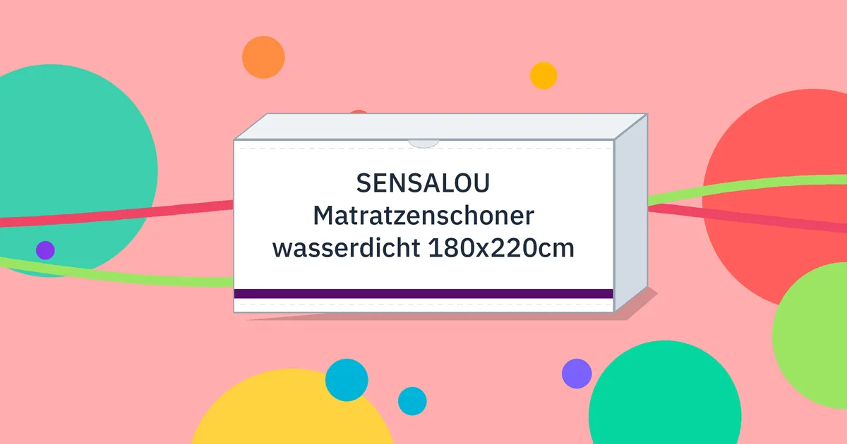 Symbolbild: Packung mit der Aufschrift SENSALOU Matratzenschoner wasserdicht 180x220cm (PZN 20740294) – Verfügbarkeit und Bezug in Apotheken in Frankfurt am Main