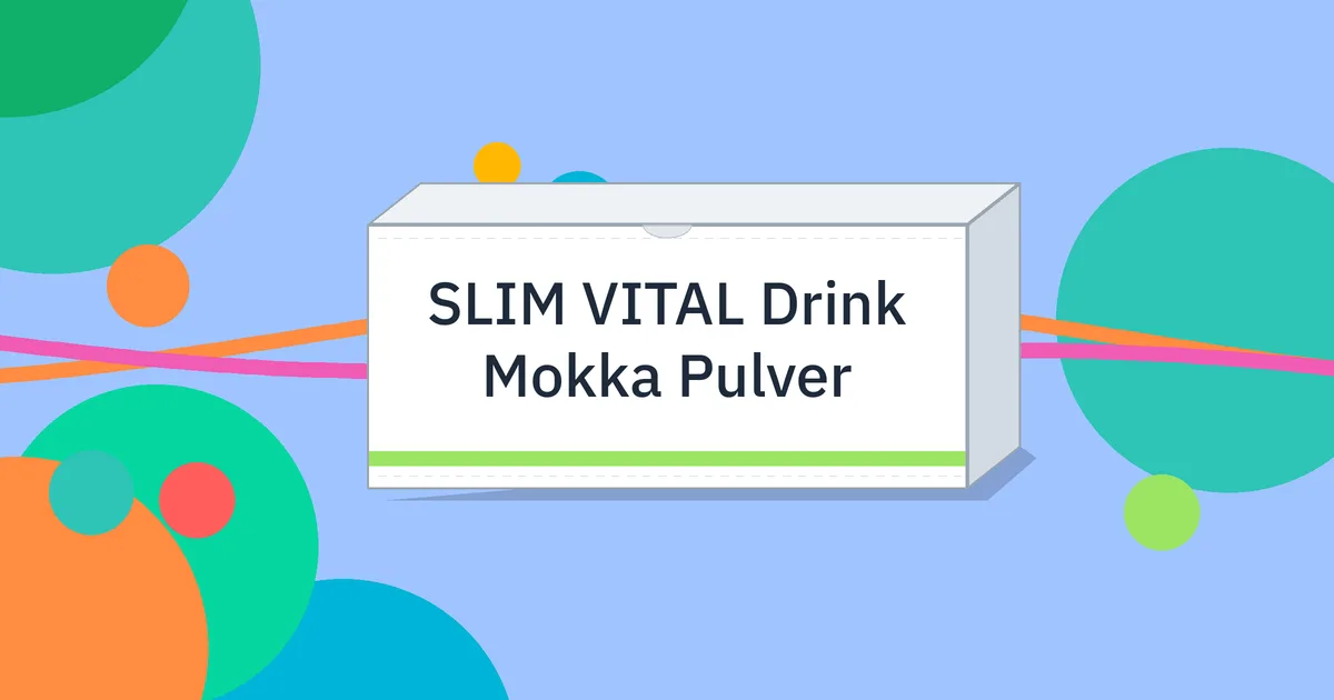 Symbolbild: Packung mit der Aufschrift SLIM VITAL Drink Mokka Pulver (PZN 07380224) – Verfügbarkeit und Bezug in Apotheken in Frankfurt am Main