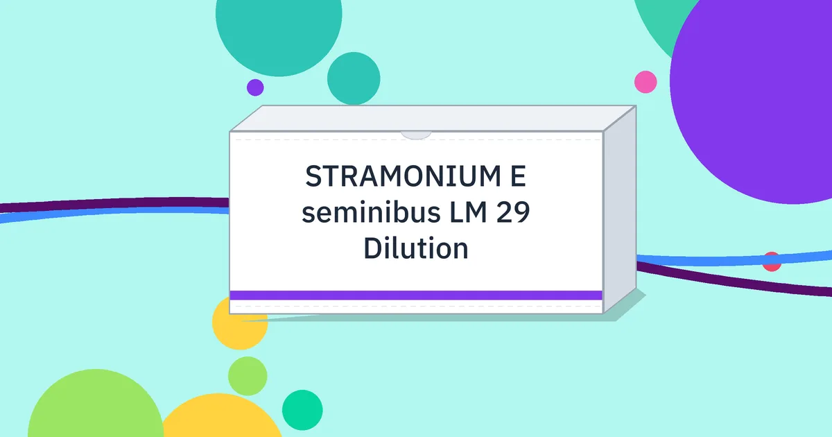 Symbolbild: Packung mit der Aufschrift STRAMONIUM E seminibus LM 29 Dilution (PZN 13202461) – Verfügbarkeit und Bezug in Apotheken in Frankfurt am Main