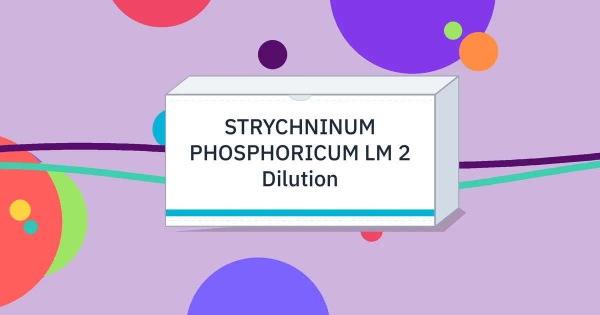 Symbolbild: Packung mit der Aufschrift STRYCHNINUM PHOSPHORICUM LM 2 Dilution (PZN 13207062) – Verfügbarkeit und Bezug in Apotheken in Frankfurt am Main