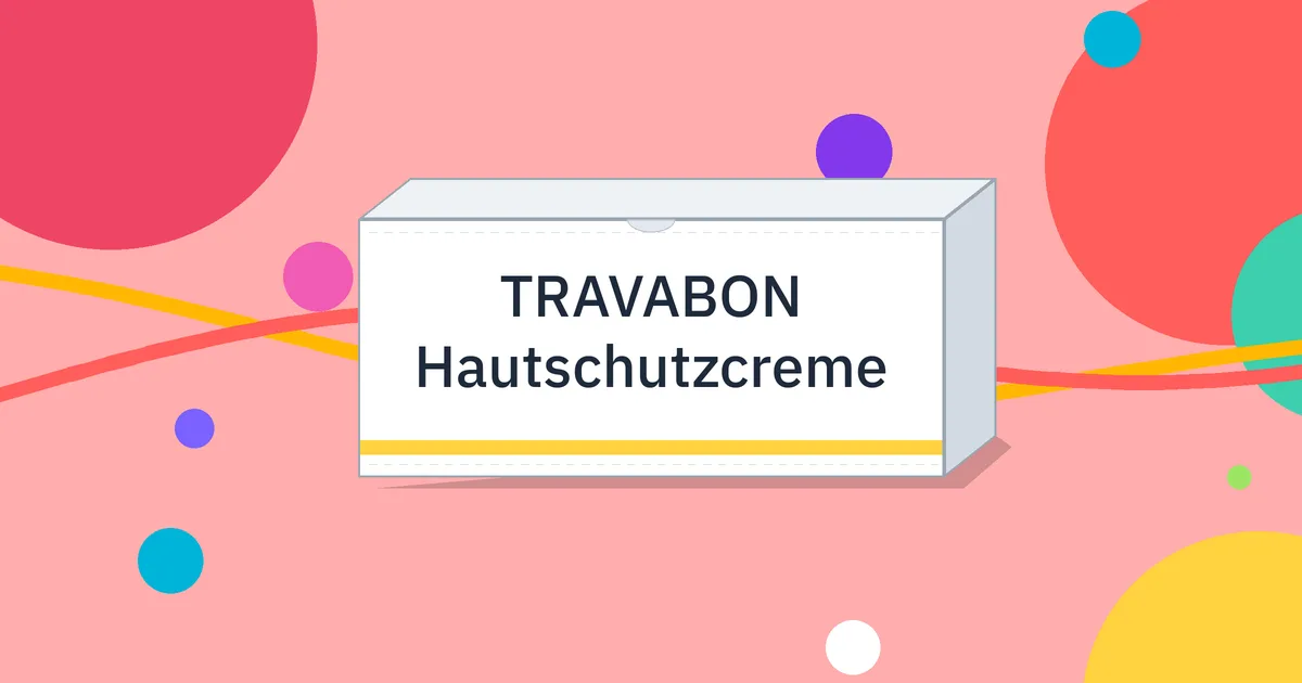 Symbolbild: Packung mit der Aufschrift TRAVABON Hautschutzcreme (PZN 16749102) – Verfügbarkeit und Bezug in Apotheken in Frankfurt am Main