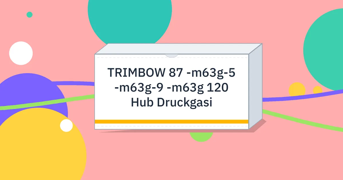 Symbolbild: Packung mit der Aufschrift TRIMBOW 87 -m63g-5 -m63g-9 -m63g 120 Hub Druckgasi (PZN 14061092) – Verfügbarkeit und Bezug in Apotheken in Frankfurt am Main