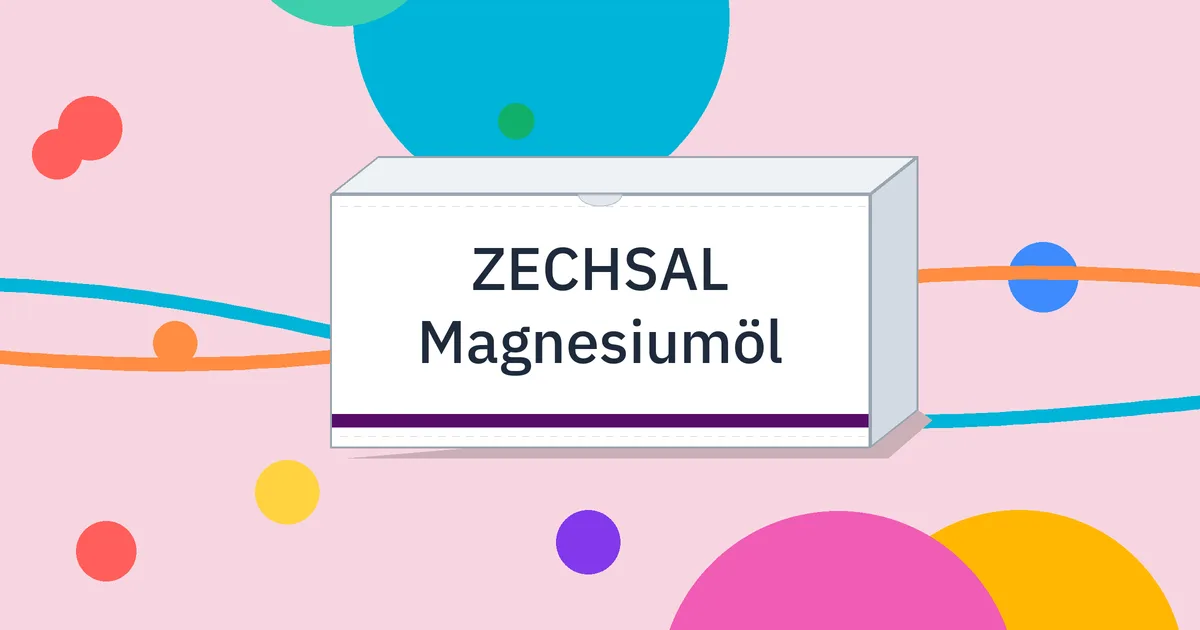 Symbolbild: Packung mit der Aufschrift ZECHSAL Magnesiumöl (PZN 16235739) – Verfügbarkeit und Bezug in Apotheken in Frankfurt am Main