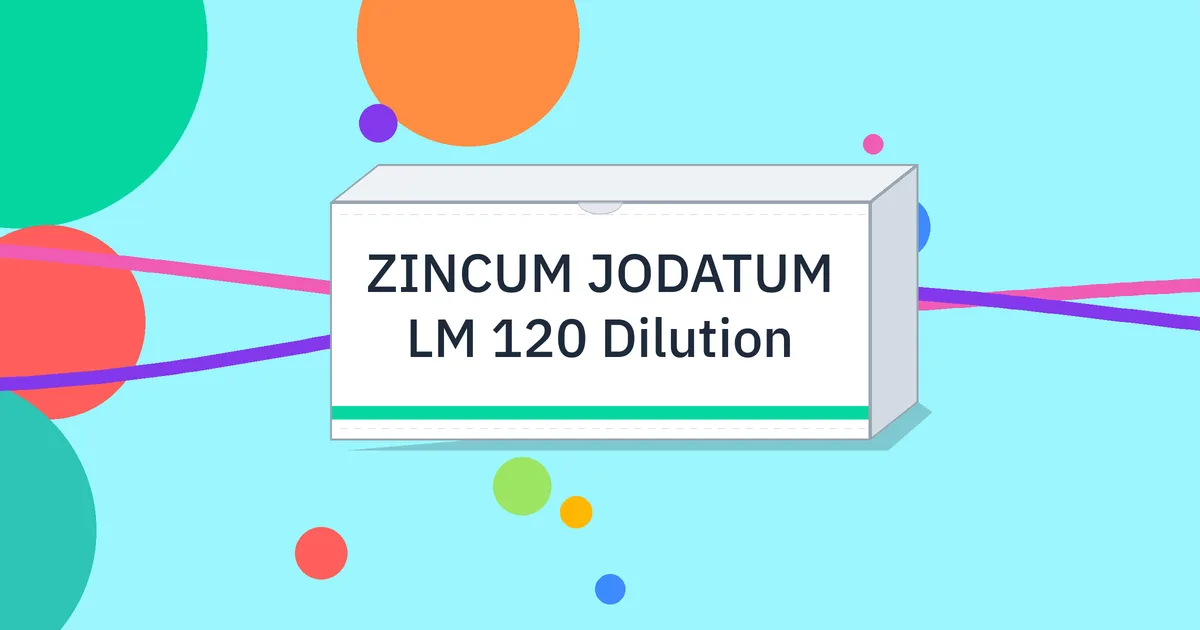 Symbolbild: Packung mit der Aufschrift ZINCUM JODATUM LM 120 Dilution (PZN 13294575) – Verfügbarkeit und Bezug in Apotheken in Frankfurt am Main