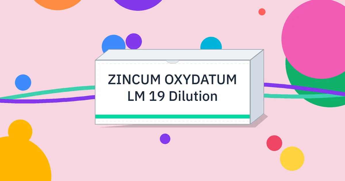 Symbolbild: Packung mit der Aufschrift ZINCUM OXYDATUM LM 19 Dilution (PZN 13296723) – Verfügbarkeit und Bezug in Apotheken in Frankfurt am Main