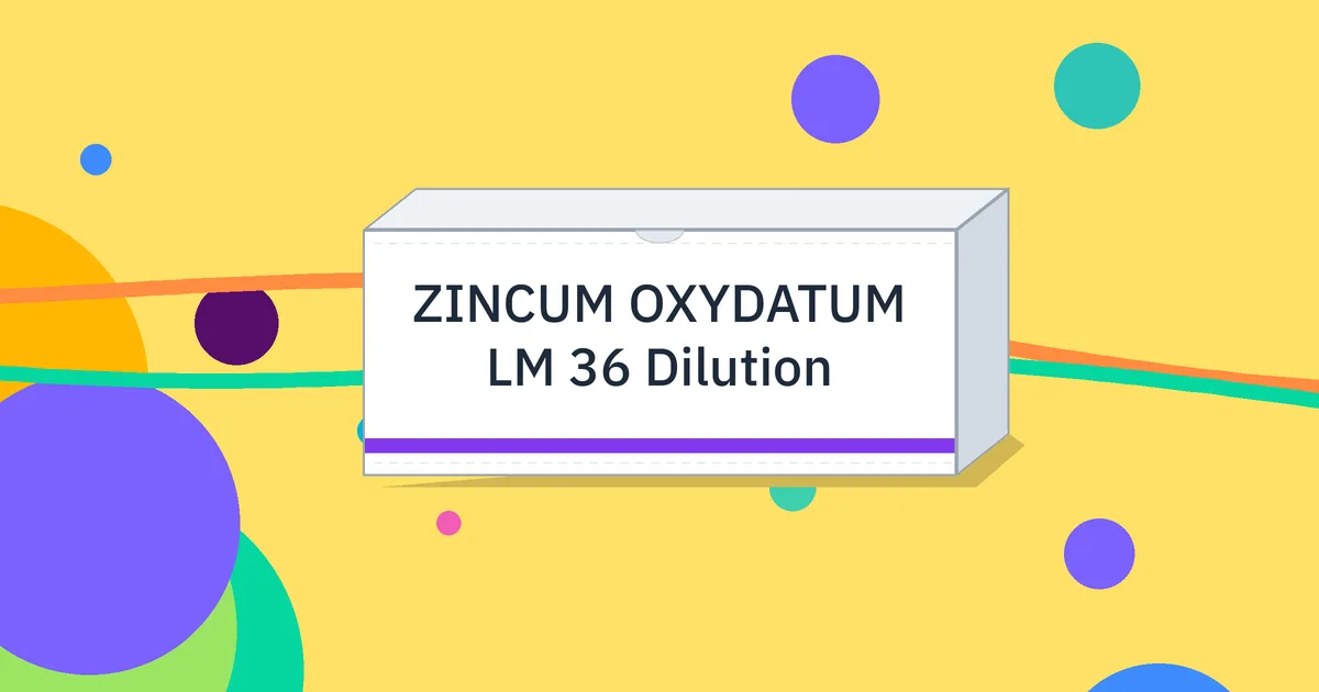 Symbolbild: Packung mit der Aufschrift ZINCUM OXYDATUM LM 36 Dilution (PZN 13296999) – Verfügbarkeit und Bezug in Apotheken in Frankfurt am Main