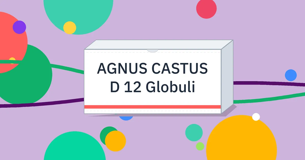 Symbolbild: Packung mit der Aufschrift AGNUS CASTUS D 12 Globuli (PZN 20784328) – Verfügbarkeit und Bezug in Apotheken in Frankfurt am Main