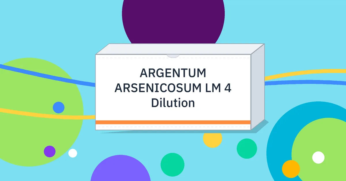 Symbolbild: Packung mit der Aufschrift ARGENTUM ARSENICOSUM LM 4 Dilution (PZN 12766782) – Verfügbarkeit und Bezug in Apotheken in Frankfurt am Main