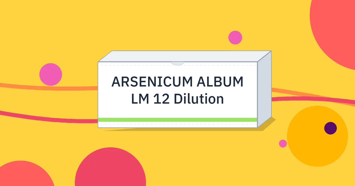 Symbolbild: Packung mit der Aufschrift ARSENICUM ALBUM LM 12 Dilution (PZN 07539305) – Verfügbarkeit und Bezug in Apotheken in Frankfurt am Main
