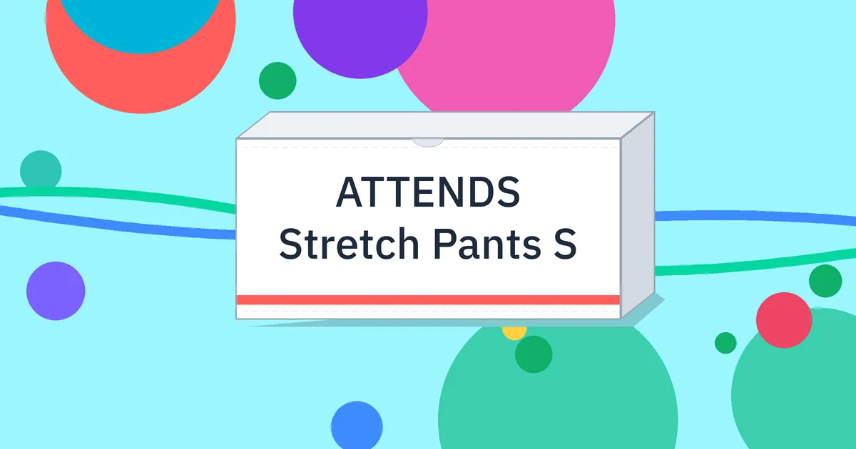 Symbolbild: Packung mit der Aufschrift ATTENDS Stretch Pants S (PZN 18842202) – Verfügbarkeit und Bezug in Apotheken in Frankfurt am Main