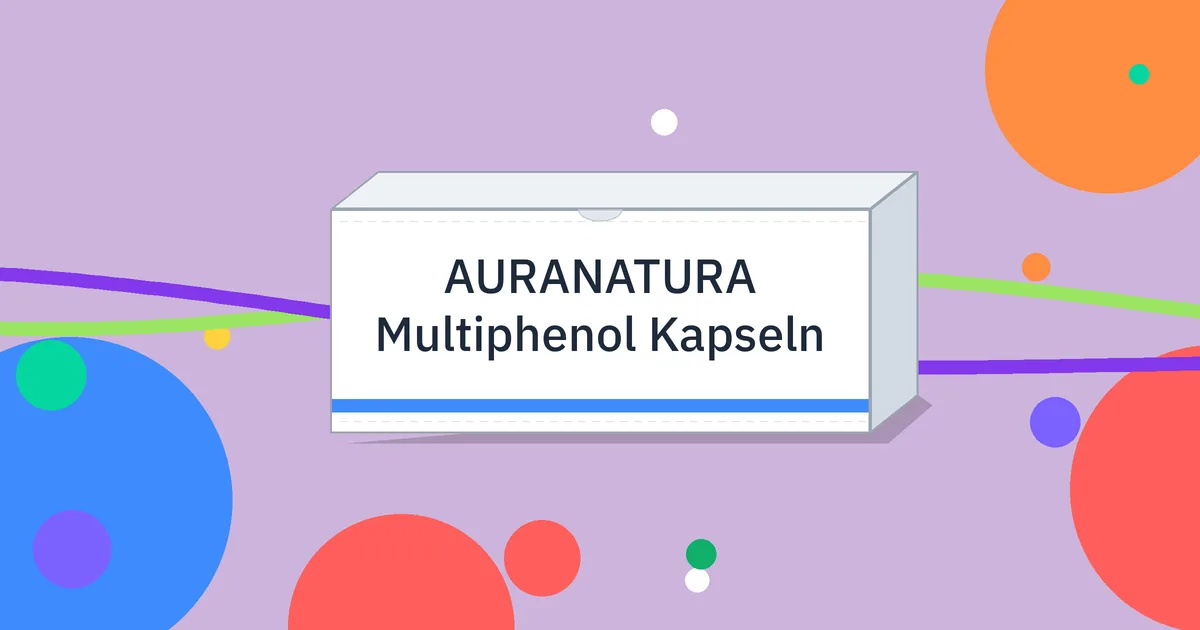 Symbolbild: Packung mit der Aufschrift AURANATURA Multiphenol Kapseln (PZN 17398024) – Verfügbarkeit und Bezug in Apotheken in Frankfurt am Main