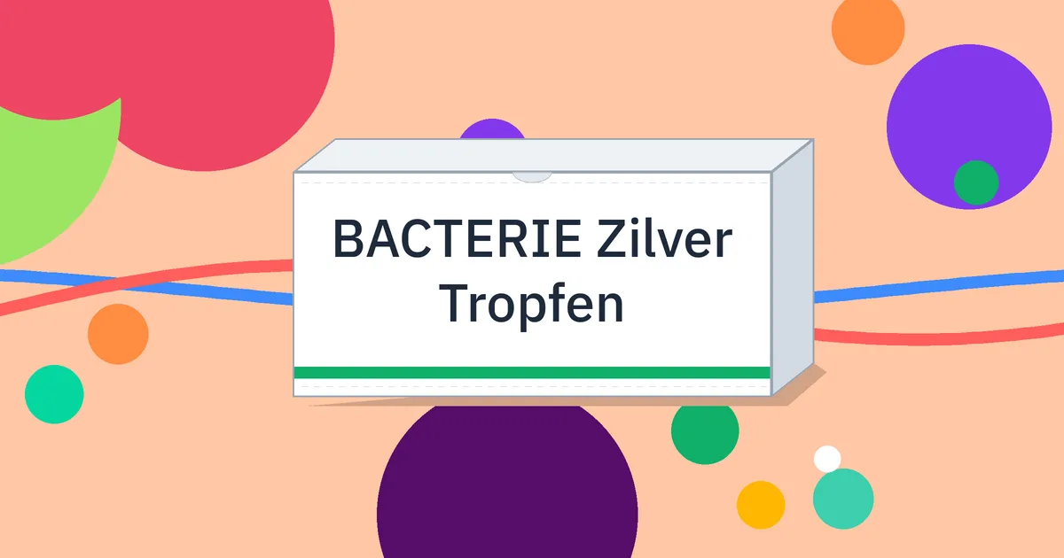 Symbolbild: Packung mit der Aufschrift BACTERIE Zilver Tropfen (PZN 10731012) – Verfügbarkeit und Bezug in Apotheken in Frankfurt am Main