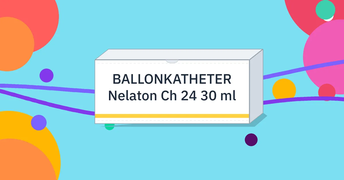 Symbolbild: Packung mit der Aufschrift BALLONKATHETER Nelaton Ch 24 30 ml (PZN 00182202) – Verfügbarkeit und Bezug in Apotheken in Frankfurt am Main