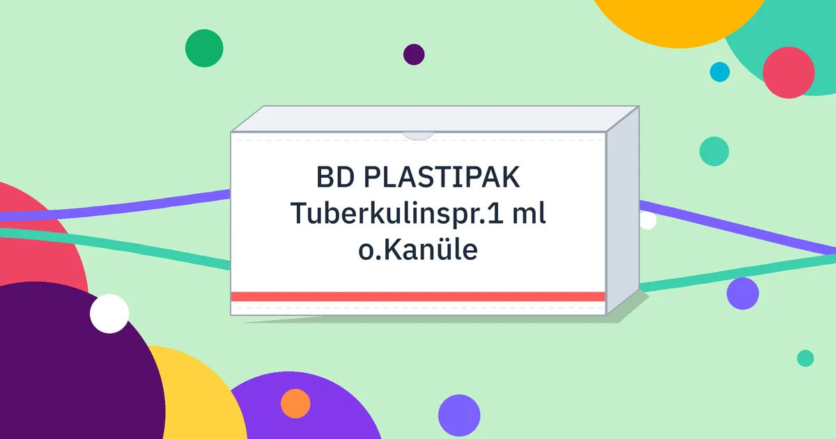 Symbolbild: Packung mit der Aufschrift BD PLASTIPAK Tuberkulinspr.1 ml o.Kanüle (PZN 07250415) – Verfügbarkeit und Bezug in Apotheken in Frankfurt am Main