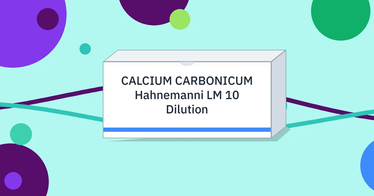 Symbolbild: Packung mit der Aufschrift CALCIUM CARBONICUM Hahnemanni LM 10 Dilution (PZN 12803454) – Verfügbarkeit und Bezug in Apotheken in Frankfurt am Main