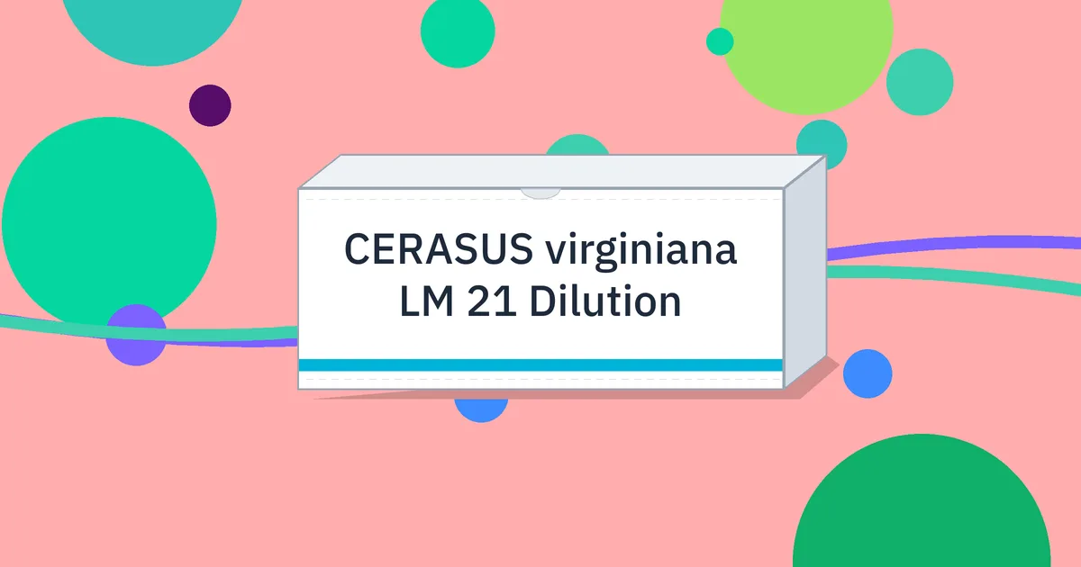 Symbolbild: Packung mit der Aufschrift CERASUS virginiana LM 21 Dilution (PZN 13436756) – Verfügbarkeit und Bezug in Apotheken in Frankfurt am Main