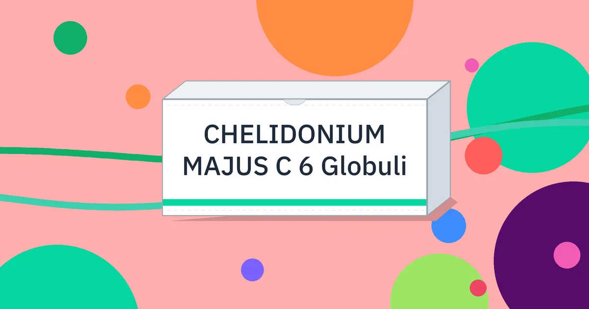 Symbolbild: Packung mit der Aufschrift CHELIDONIUM MAJUS C 6 Globuli (PZN 16669596) – Verfügbarkeit und Bezug in Apotheken in Frankfurt am Main