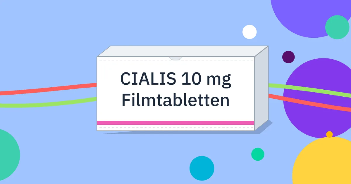 Symbolbild: Packung mit der Aufschrift CIALIS 10 mg Filmtabletten (PZN 03363938) – Verfügbarkeit und Bezug in Apotheken in Frankfurt am Main