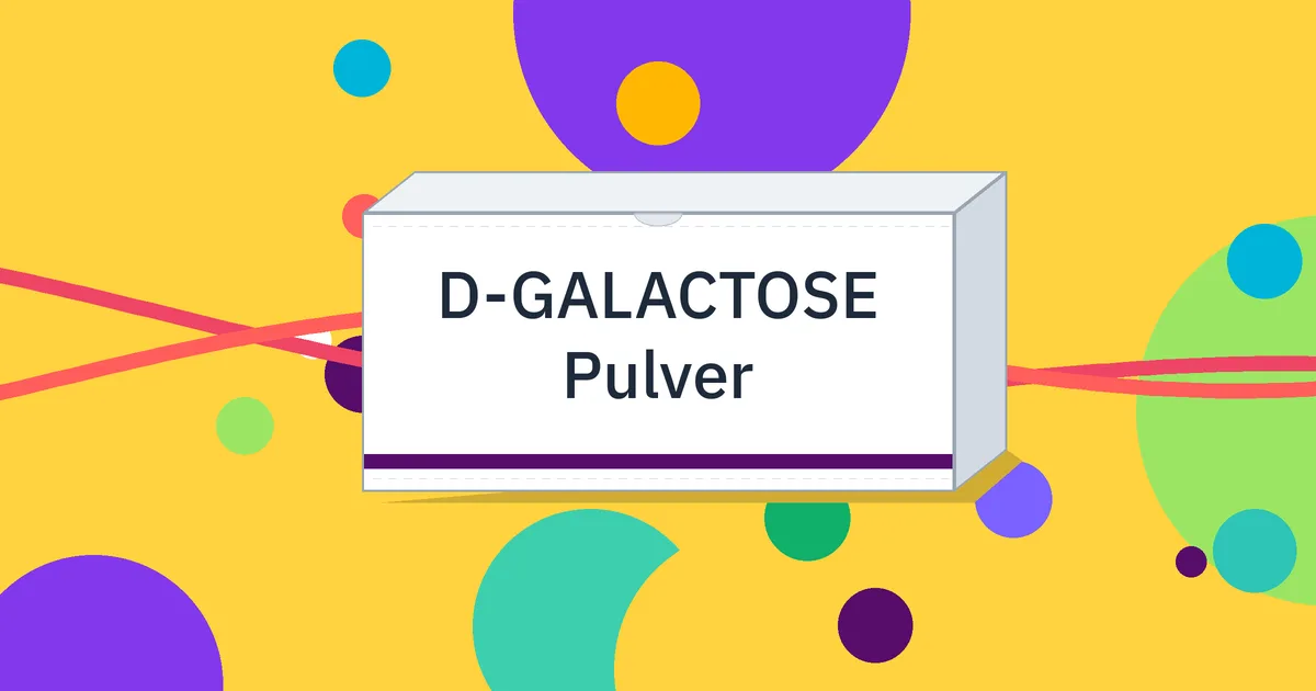 Symbolbild: Packung mit der Aufschrift D-GALACTOSE Pulver (PZN 18880390) – Verfügbarkeit und Bezug in Apotheken in Frankfurt am Main