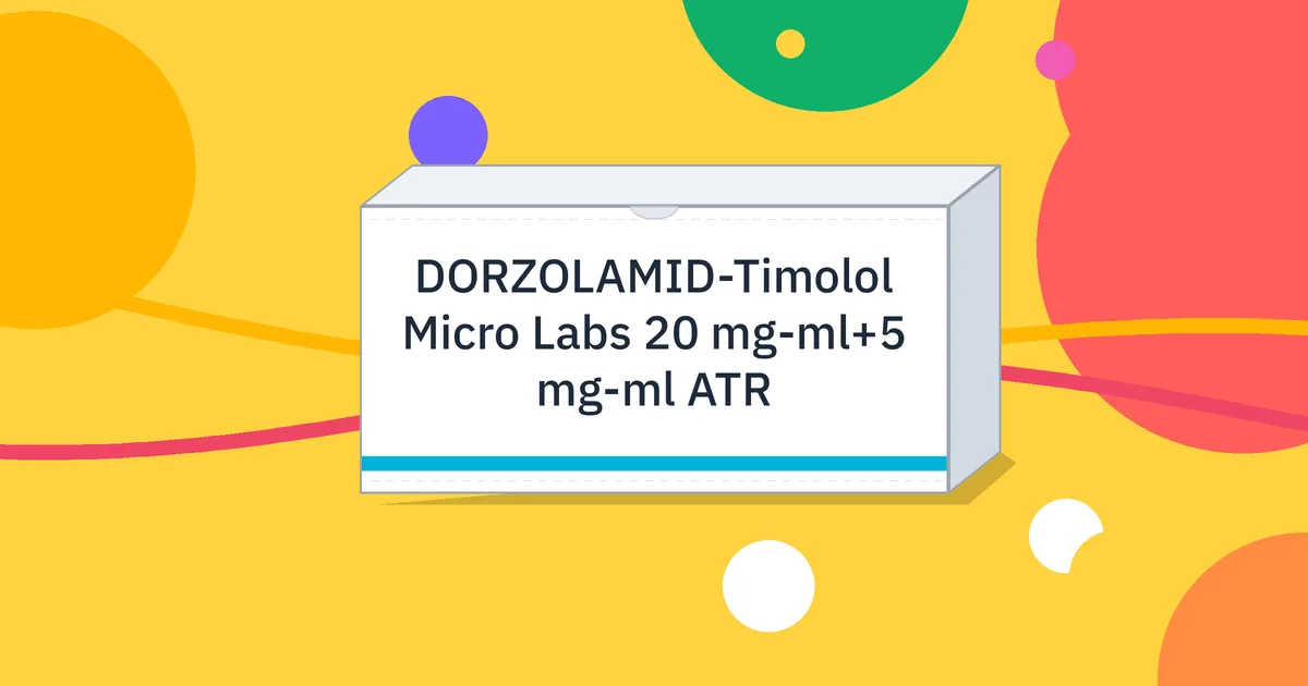 Symbolbild: Packung mit der Aufschrift DORZOLAMID-Timolol Micro Labs 20 mg-ml+5 mg-ml ATR (PZN 14308279) – Verfügbarkeit und Bezug in Apotheken in Frankfurt am Main