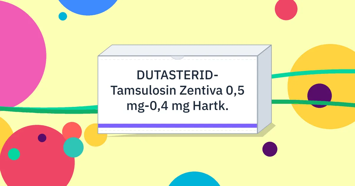 Symbolbild: Packung mit der Aufschrift DUTASTERID-Tamsulosin Zentiva 0,5 mg-0,4 mg Hartk. (PZN 15869867) – Verfügbarkeit und Bezug in Apotheken in Frankfurt am Main