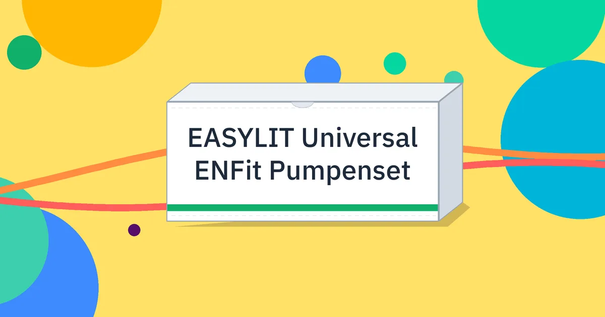 Symbolbild: Packung mit der Aufschrift EASYLIT Universal ENFit Pumpenset (PZN 13965756) – Verfügbarkeit und Bezug in Apotheken in Frankfurt am Main