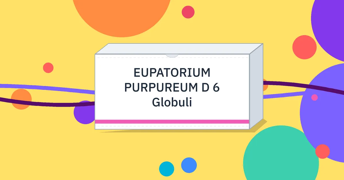 Symbolbild: Packung mit der Aufschrift EUPATORIUM PURPUREUM D 6 Globuli (PZN 07456654) – Verfügbarkeit und Bezug in Apotheken in Frankfurt am Main