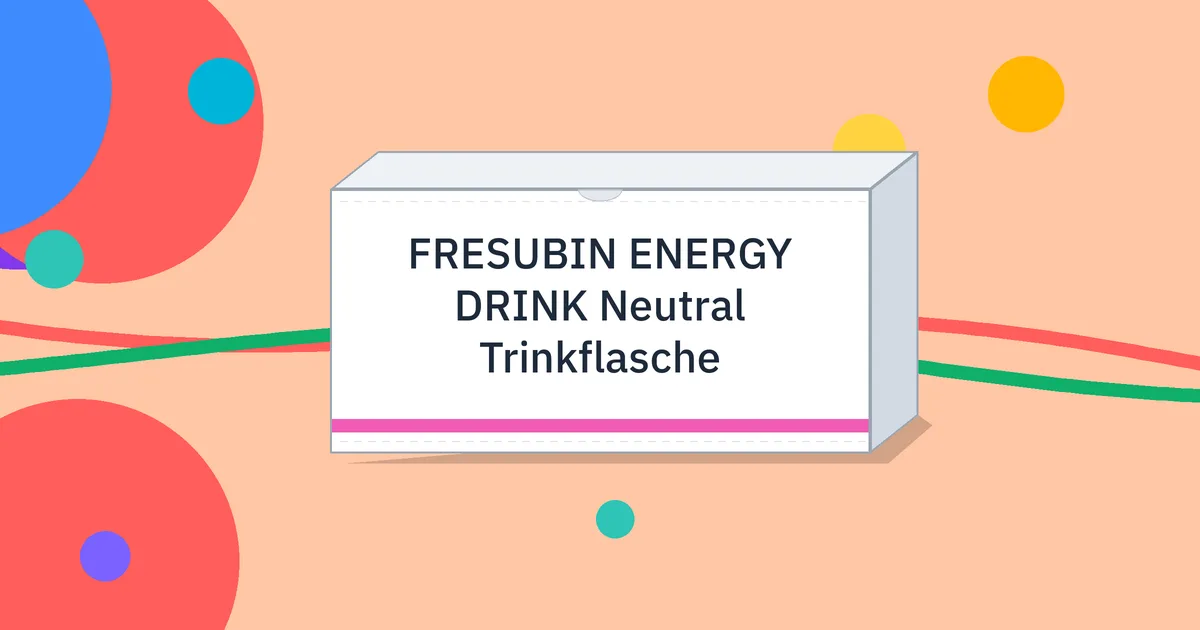 Symbolbild: Packung mit der Aufschrift FRESUBIN ENERGY DRINK Neutral Trinkflasche (PZN 20190899) – Verfügbarkeit und Bezug in Apotheken in Frankfurt am Main